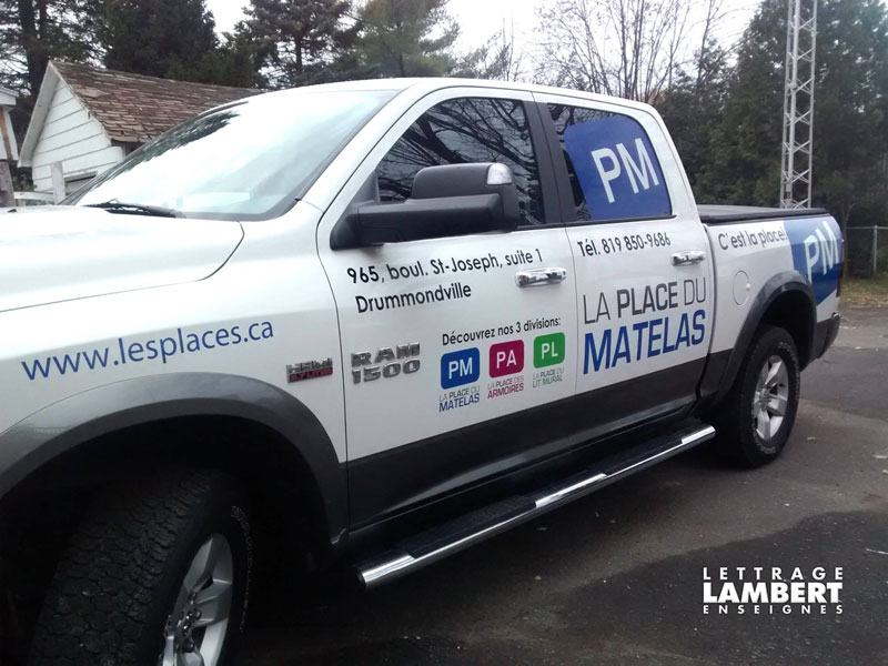 Lettrage Véhicule - Lettrage Marc Lambert